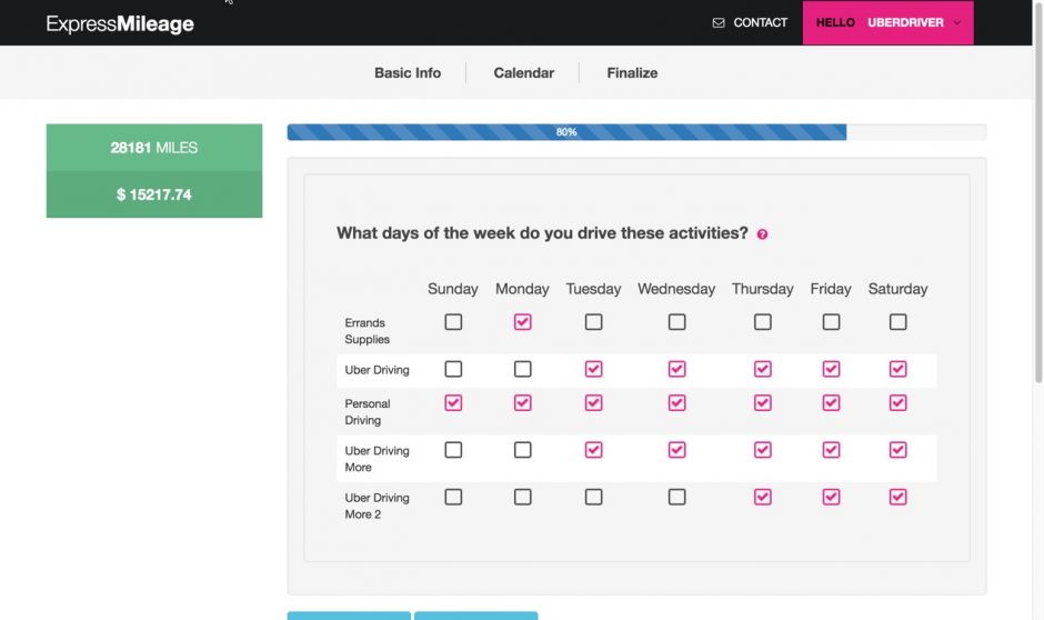 How to Create an UBER Mileage Log – ExpressMileage